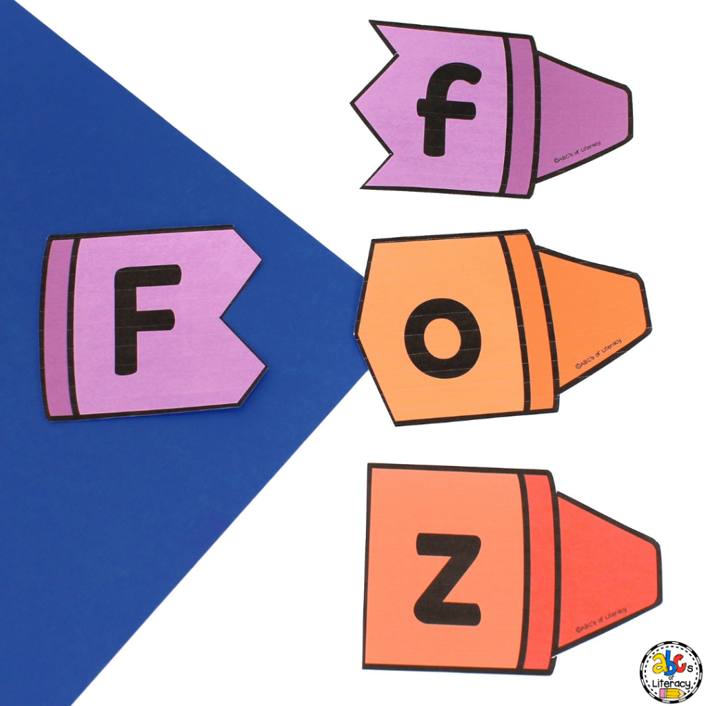 Back to School Letter Matching Puzzles
