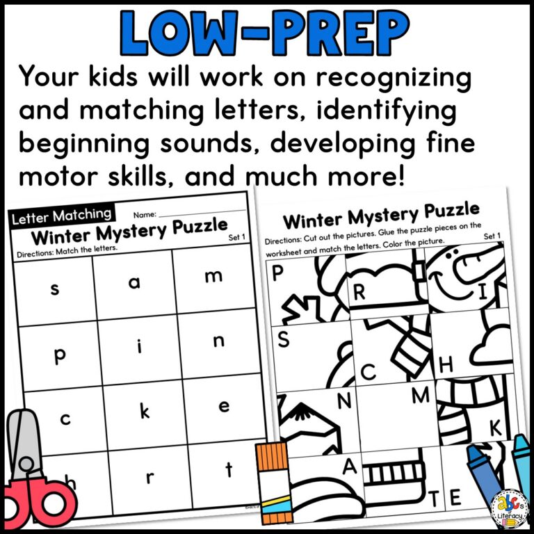 Winter Alphabet Activities Bundle Thumbnail3 - ABCs of Literacy